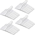 Amazon.com: Jetec 24 Pieces Satin Padded Hangers with 360° Swiveling ...