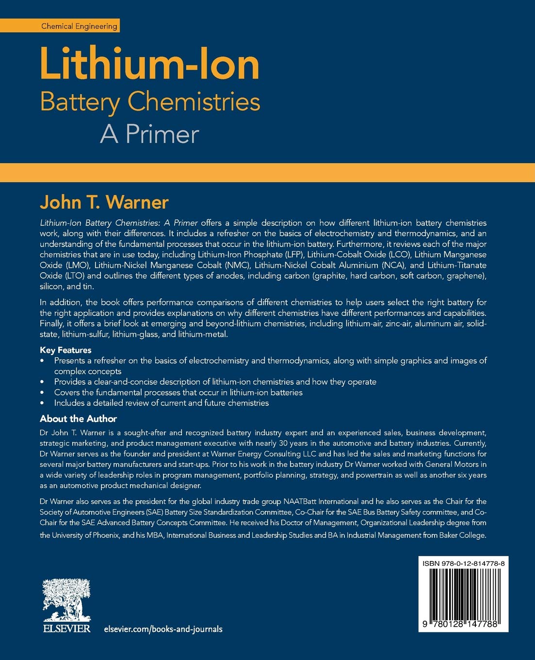 Mua Lithium-Ion Battery Chemistries: A Primer trên Amazon Mỹ chính hãng ...