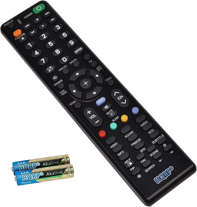 HQRP Remote Control Works with Sony Bravia KDL-40V2500 KDL-40V3000 KDL ...