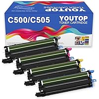 Amazon.com: YOUTOP Remanufactured 4PK C500 C505 Imaging Unit for ...