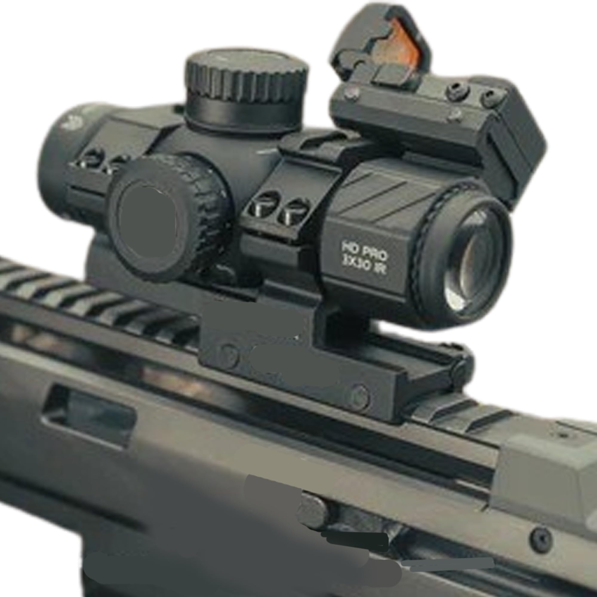 Gotical Combo of 2-3X30 Tactical Rifle Scope Red Reticle Riflescope ...