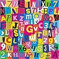 Amazon.com: 100pcs Alphabet Number Colorful Letter Stickers ...
