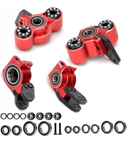 1/8 Scale RC Upgrades Aluminum Front Steering Knuckles For ARRMA 1/8 ...