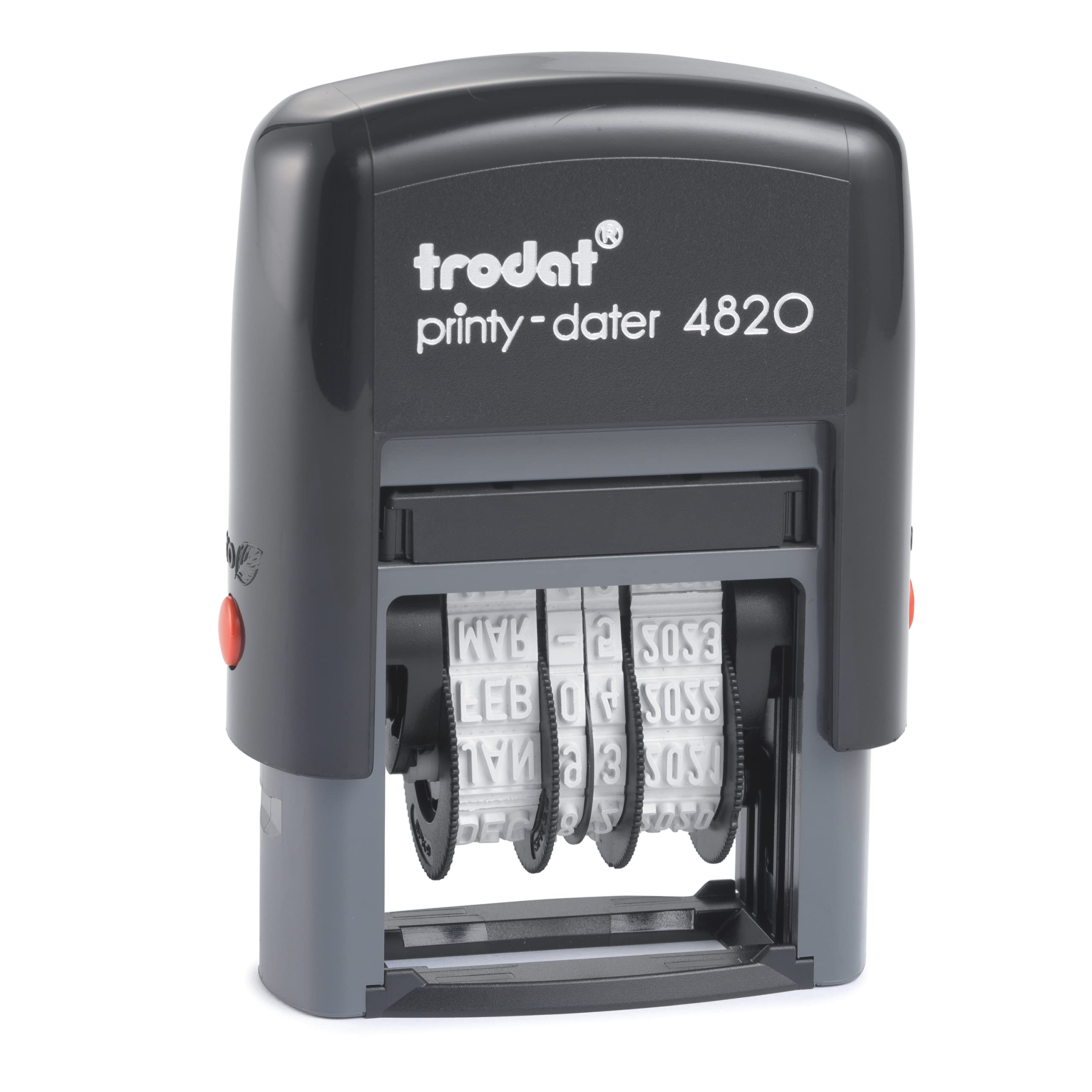 Trodat Printy 4820 Date Stamp, Self-Inking Stamp for Professional and Personal Applications, 3/8 ...