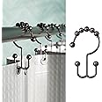 Amazon.com: Zenna Home Metal Double Glide Shower Rings, Oil Rubbed ...