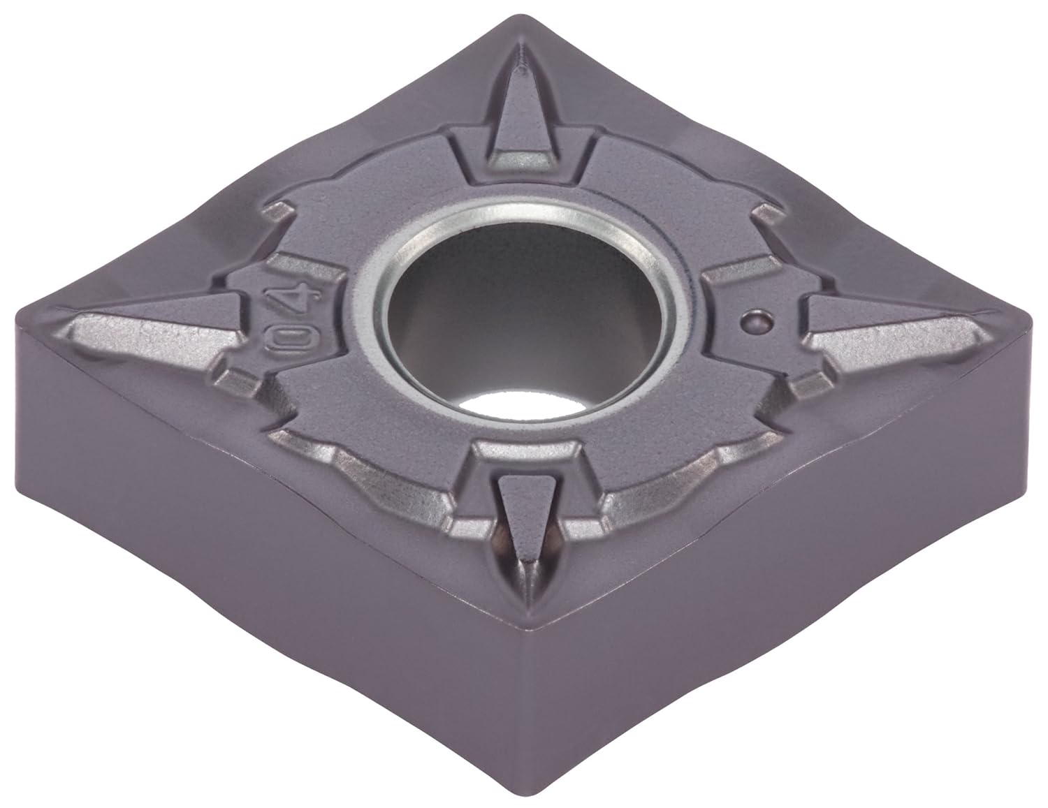 Tungaloy America CNMG 432 SF AH630 Carbide Negative Insert, Premium-Tec PVD, 80-Degree Rhombic ...