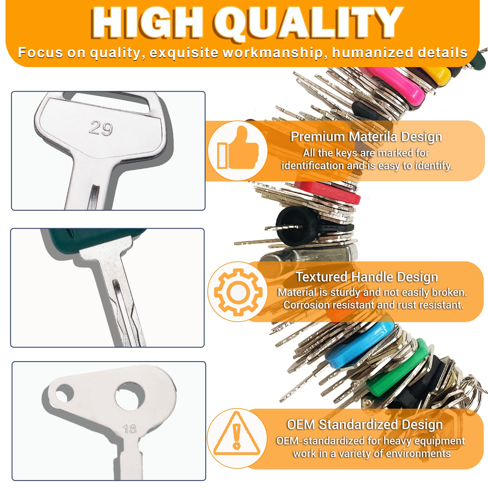 Mua 100 Non-Repeating Full Range Master Equipment Key Set, Original ...