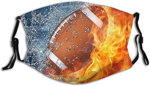 Masks Face Mask- American Football Face Mask Fashion Dustproof ...