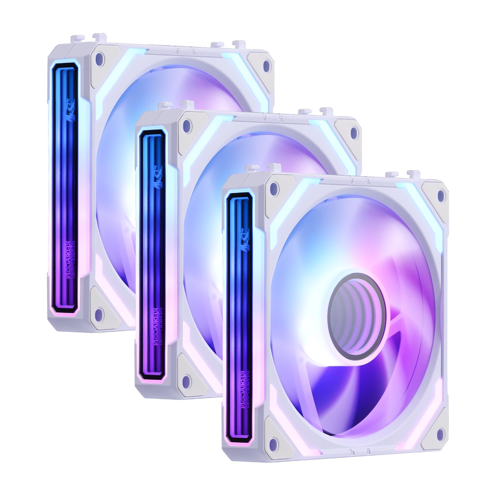 Redragon GCF012 Standard 120mm PC Case Fan, Daisy-Chain Connection, 5V ...