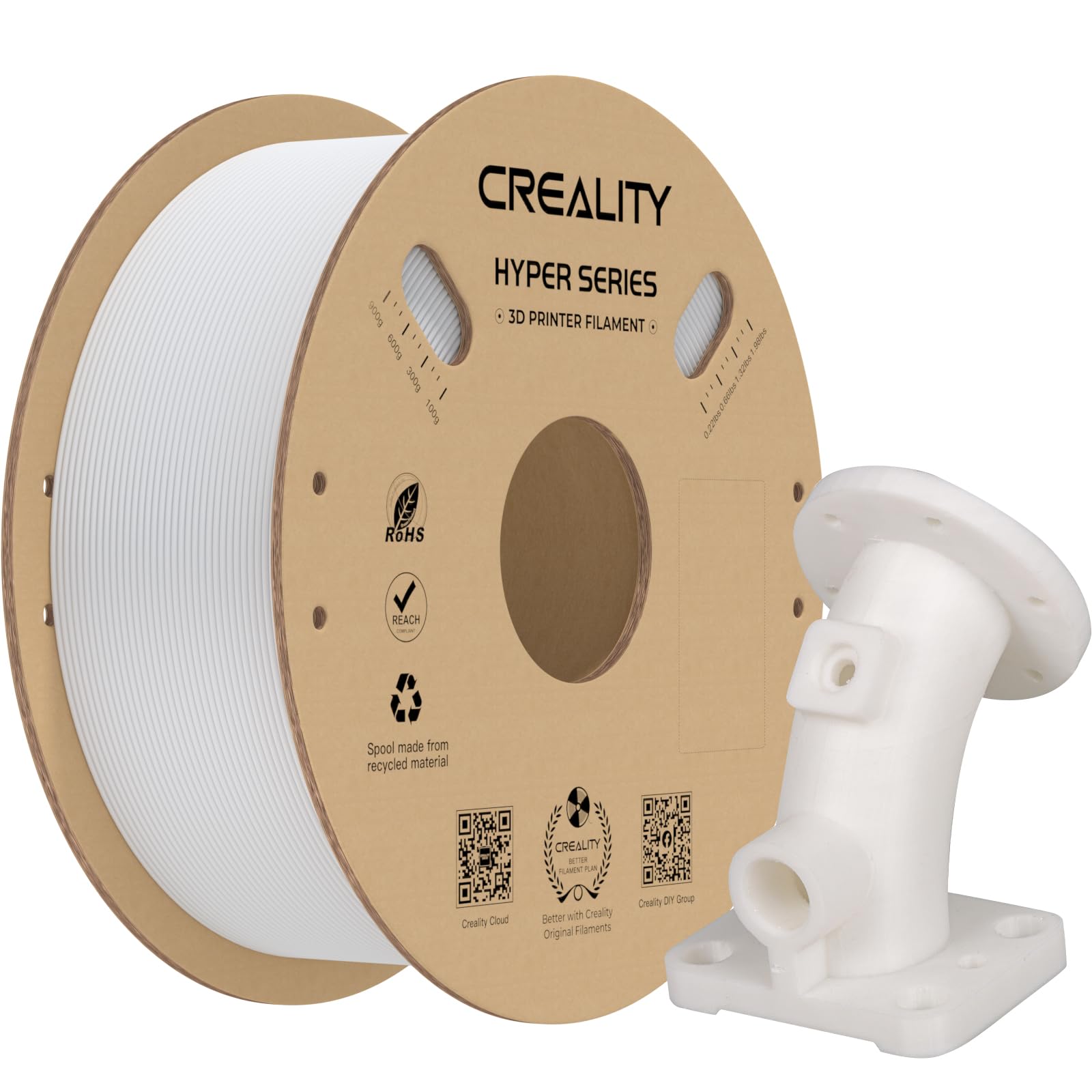 Creality ABS Filament 1.75mm for K1 Max, 3D Printer Filament ABS ...