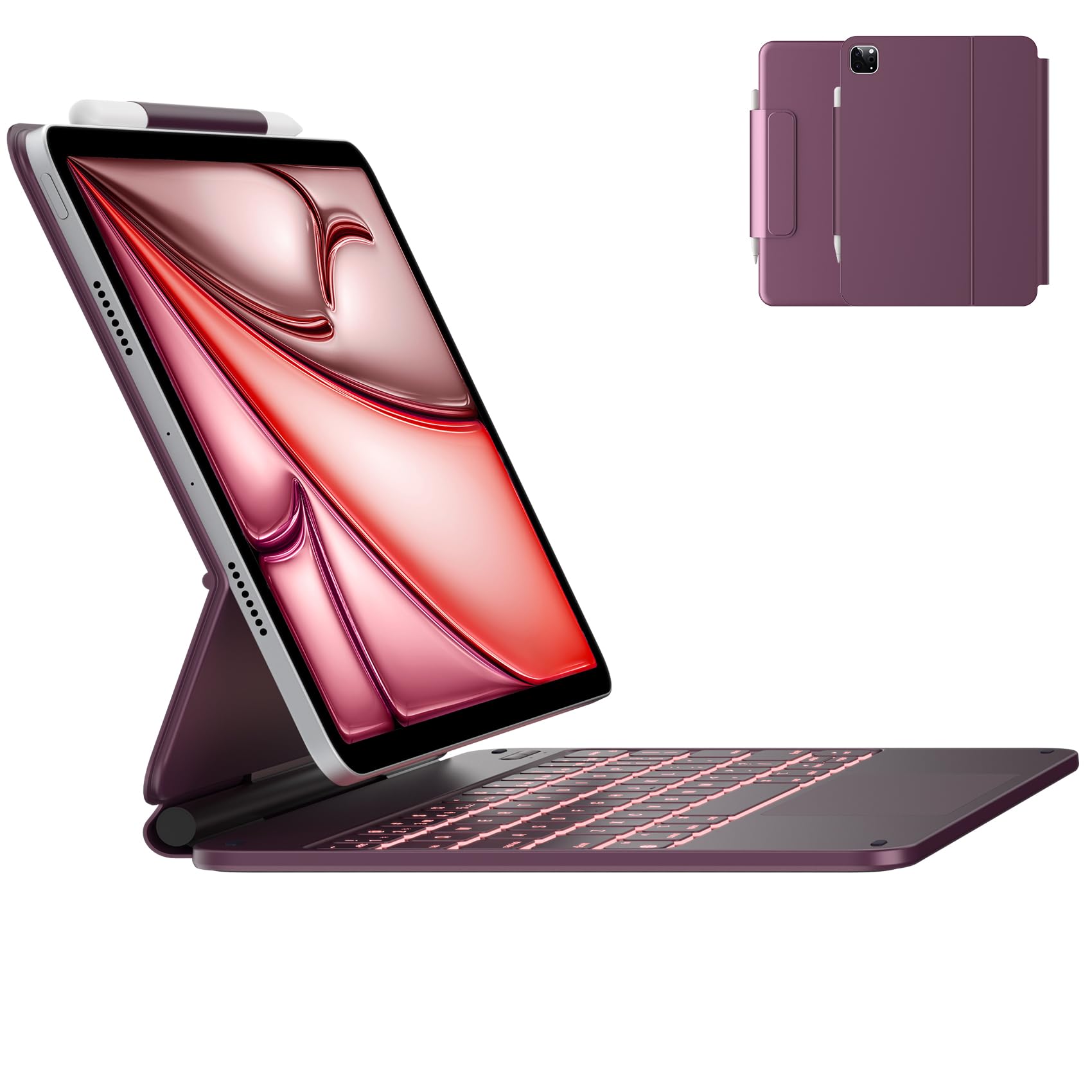 typecase Edge Keyboard Case for iPad Air 11-inch (2024 M2) & iPad Pro ...