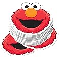 Amazon.com: Sesame Street Elmo Face 50ct Vinyl Large Deluxe Stickers ...