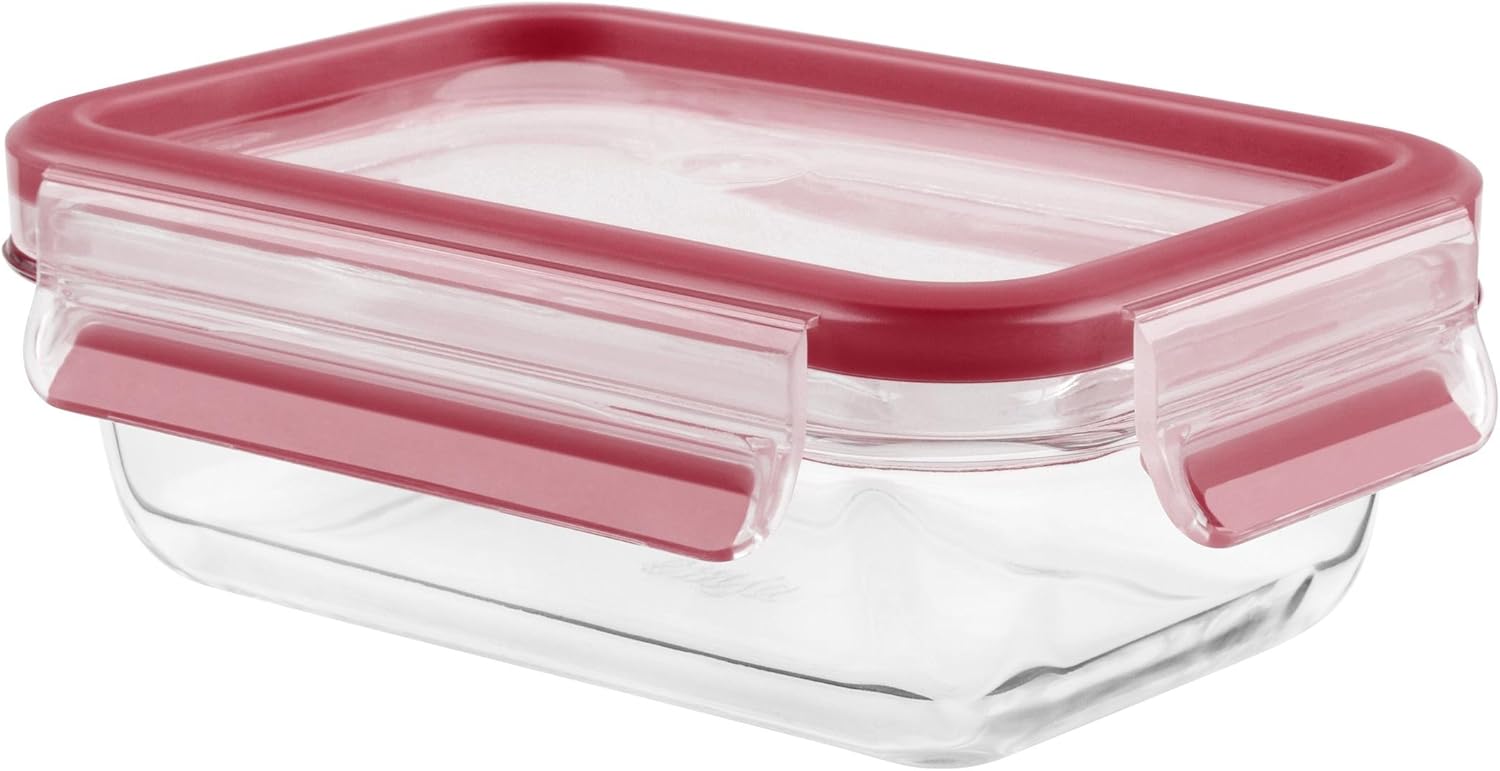 TEFAL - K3010212 - MASTERSEAL Fresh Glass - Boîte verre de conservation alimentaire rectangle ...