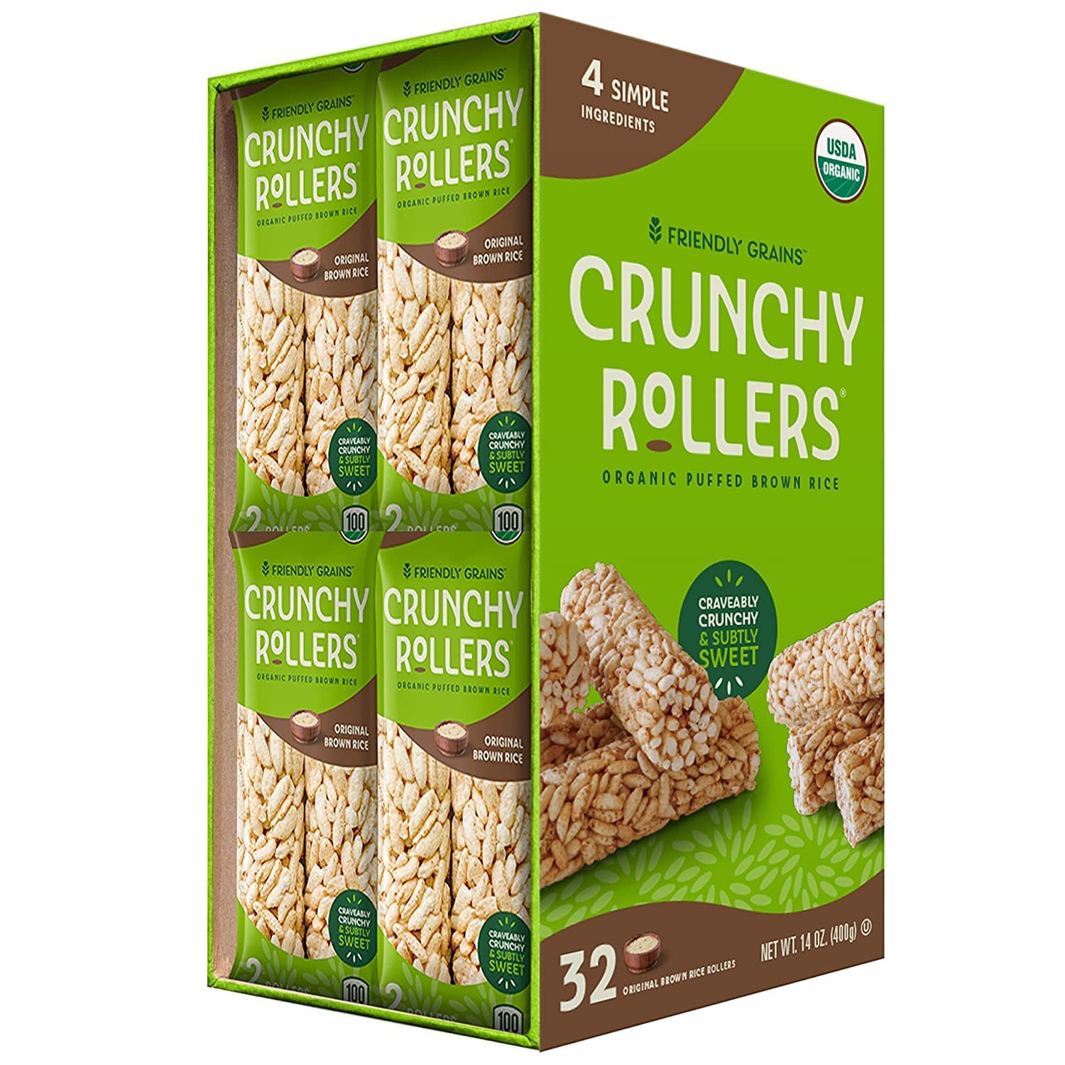 Mua Crunchy Rollers - Organic Rice Healthy Snack Crispy Puffed Rice ...