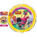 Amazon.com: 1 x Trolls Poppy Shape 43" x 21"/109 cm x 53 cm Foil ...