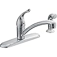 Moen 7434 Chateau One-Handle Low Arc Kitchen Faucet (Chrome), Touch On ...