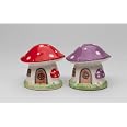 Amazon.com: Fine Ceramic Fairy Mushroom House Salt & Pepper Shakers Set ...