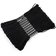 Amazon.com: 10 Skeins Black Embroidery Floss, 8m Cotton Embroidery ...