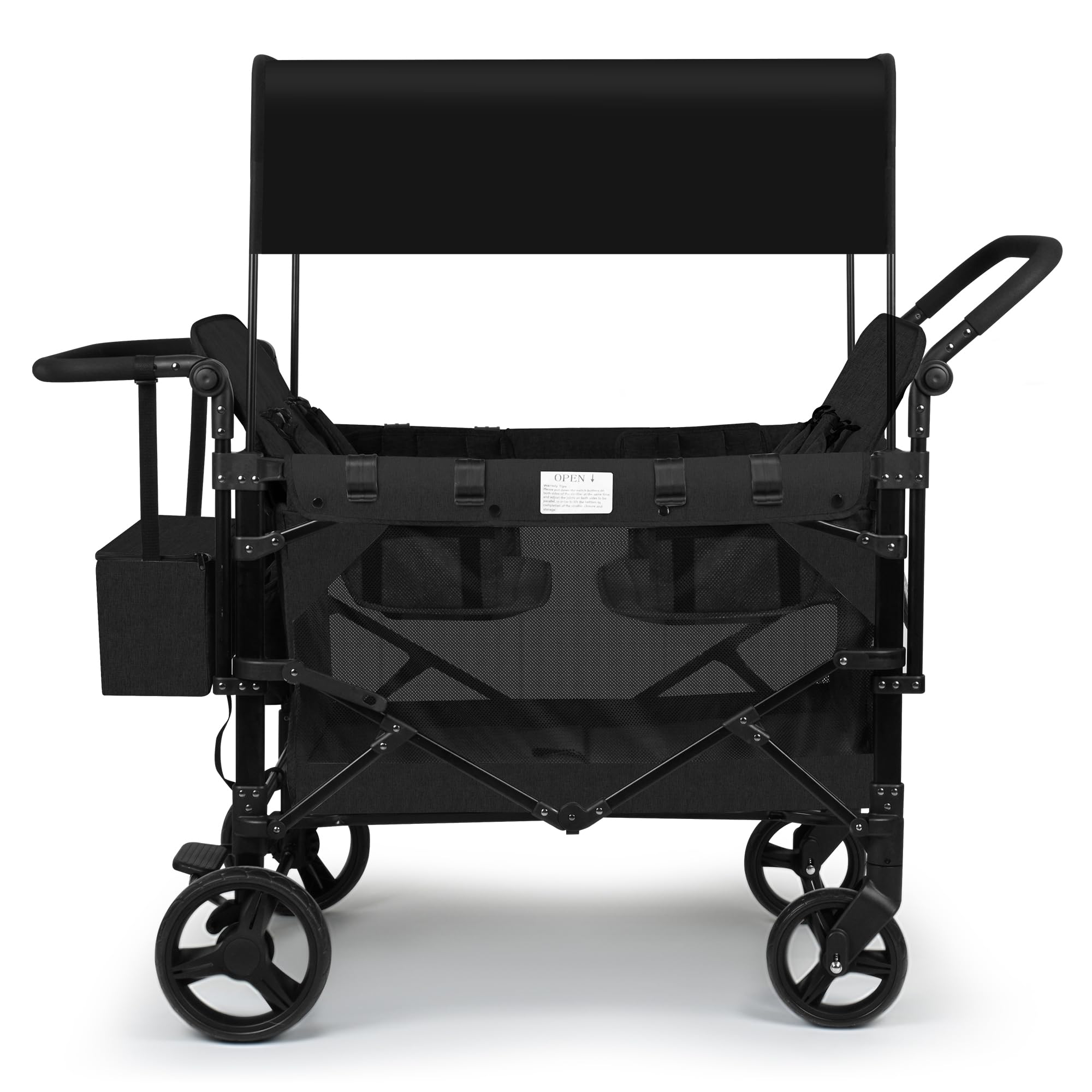 VOOI Stroller Wagon 4 Seater, Wagon for Kids, Collapsible W4 Stroller ...