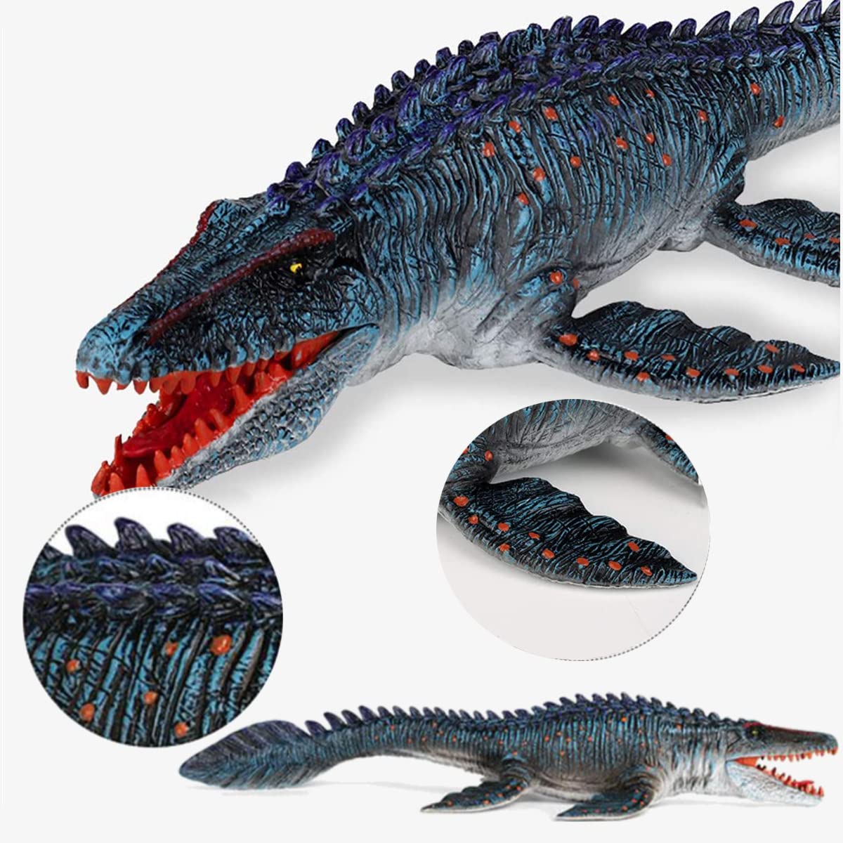 Mua Jurassic Large Mosasaurus Dinosaur Toy Figure, 13.4" Realistic ...