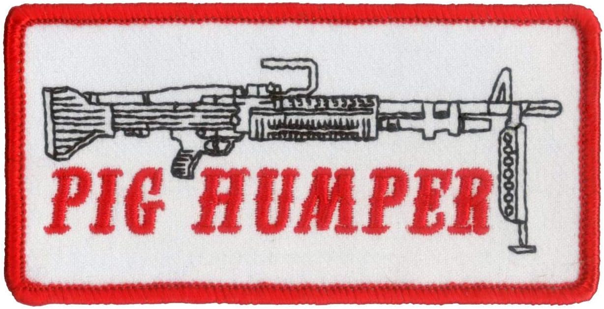 Amazon.com: M60 Machine Gunner Veteran - Garage Shirt Style Patch -"Pig ...