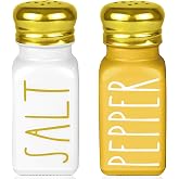 Amazon.com: Luxury Gold Salt and Pepper Shakers Set by Brighter Barns ...