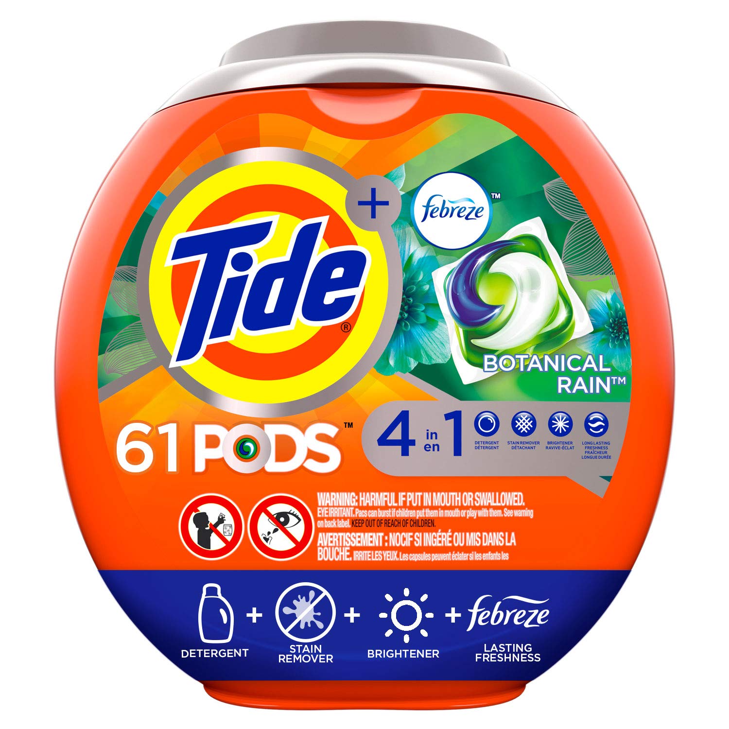 Amazon.com: TIDE Boost Plus Bleach 18 Count, 14.1 Oz (Pack of 4 ...