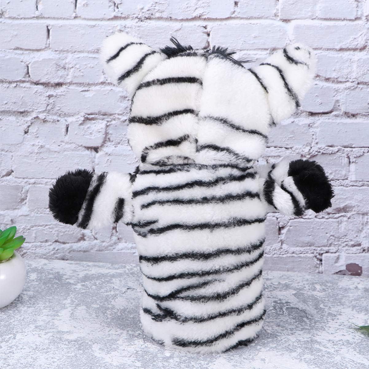 Vosarea Plüsch Kuh Welpe Zebra Handpuppe Weiches Tier Handspielpuppe ...