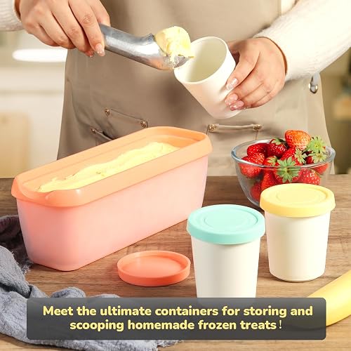 Ice Cream Freezer Storage Containers