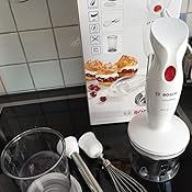Amazon.de: Bosch MSM24500 Stabmixer CleverMixx, 400 W, Vier-Klingen ...