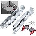 LONTAN Undermount Soft Close Drawer Slides 15 Inch Hidden Bottom Mount ...