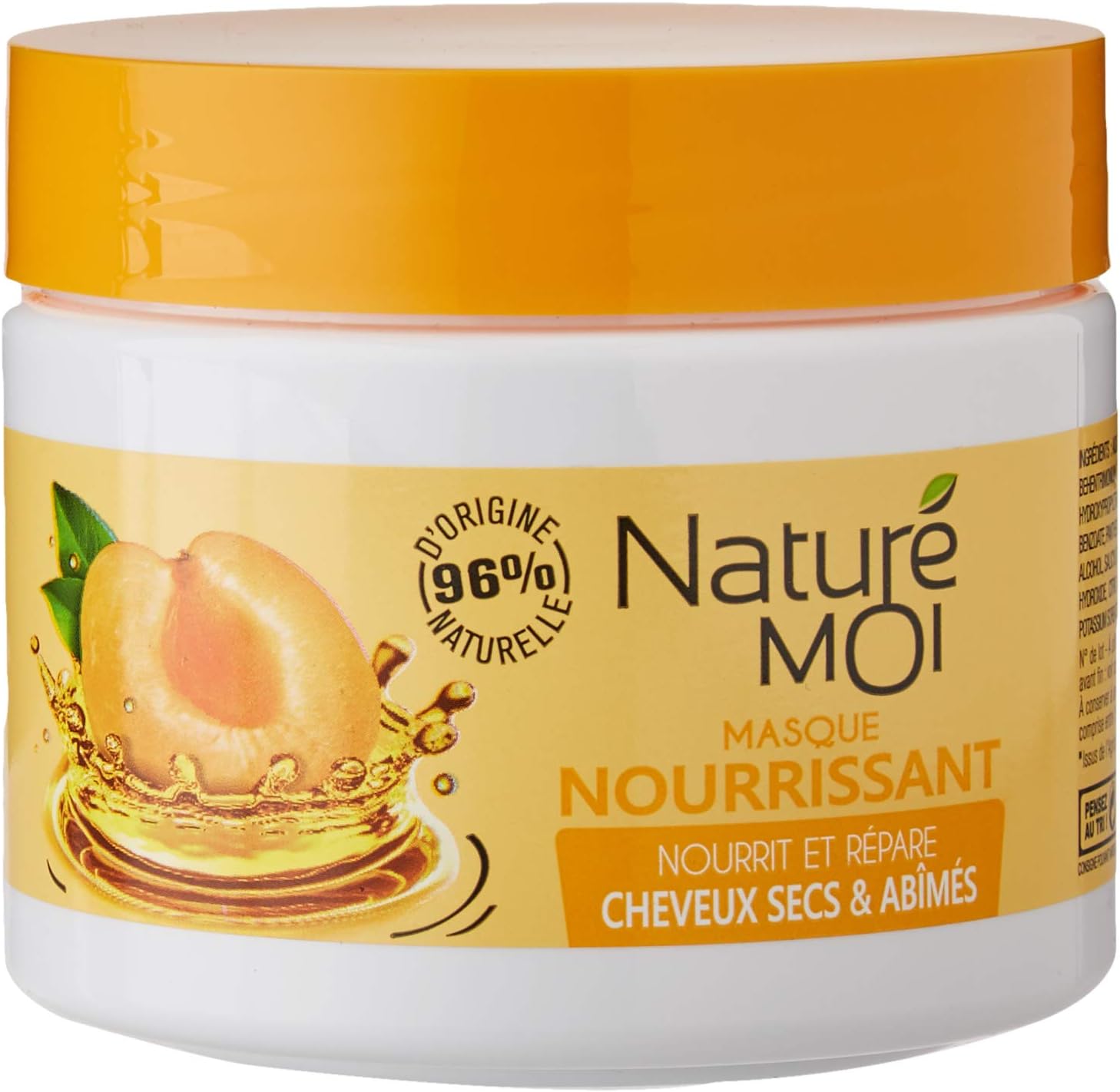 Naturé Moi – Masque nourrissant – À l'abricot du Roussillon et l'huile d'argan bio – Protège et ...