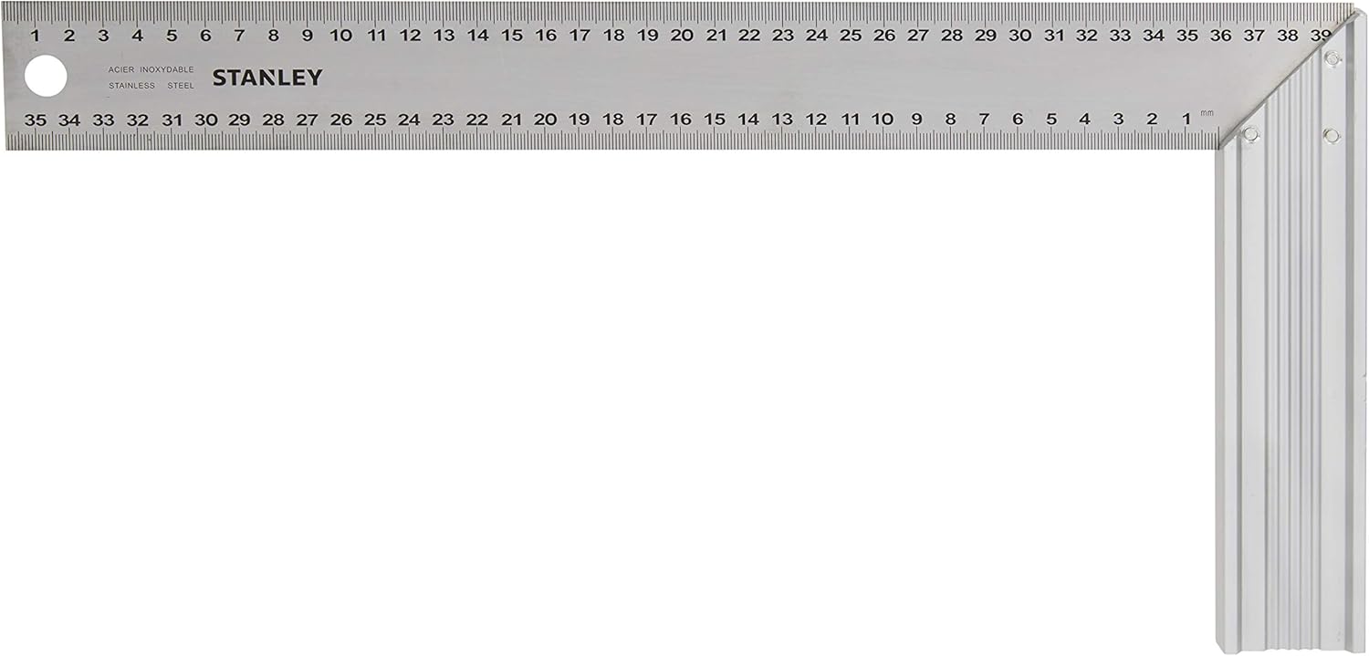 Stanley 1-45-687 Équerre de menuisier 40x20 cm - Angles à 45° et 90 ...