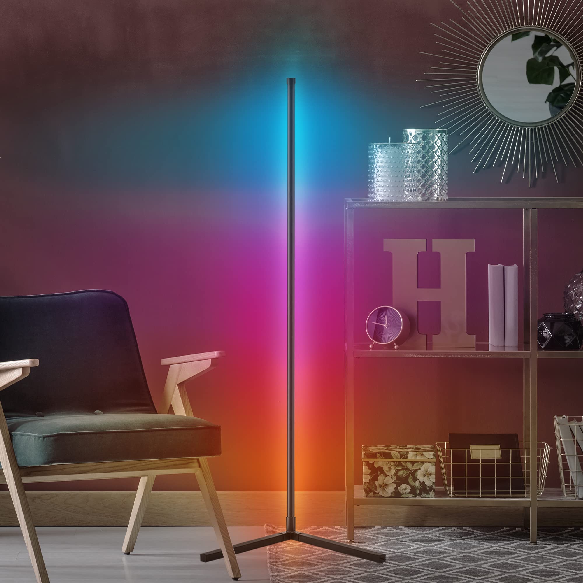 Mua Tall RGB Corner Light - Dimmable Corner Lighting RGB Lamp - Color ...