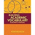 Amazon.com: Building Academic Vocabulary: Teacher’s Manual ...