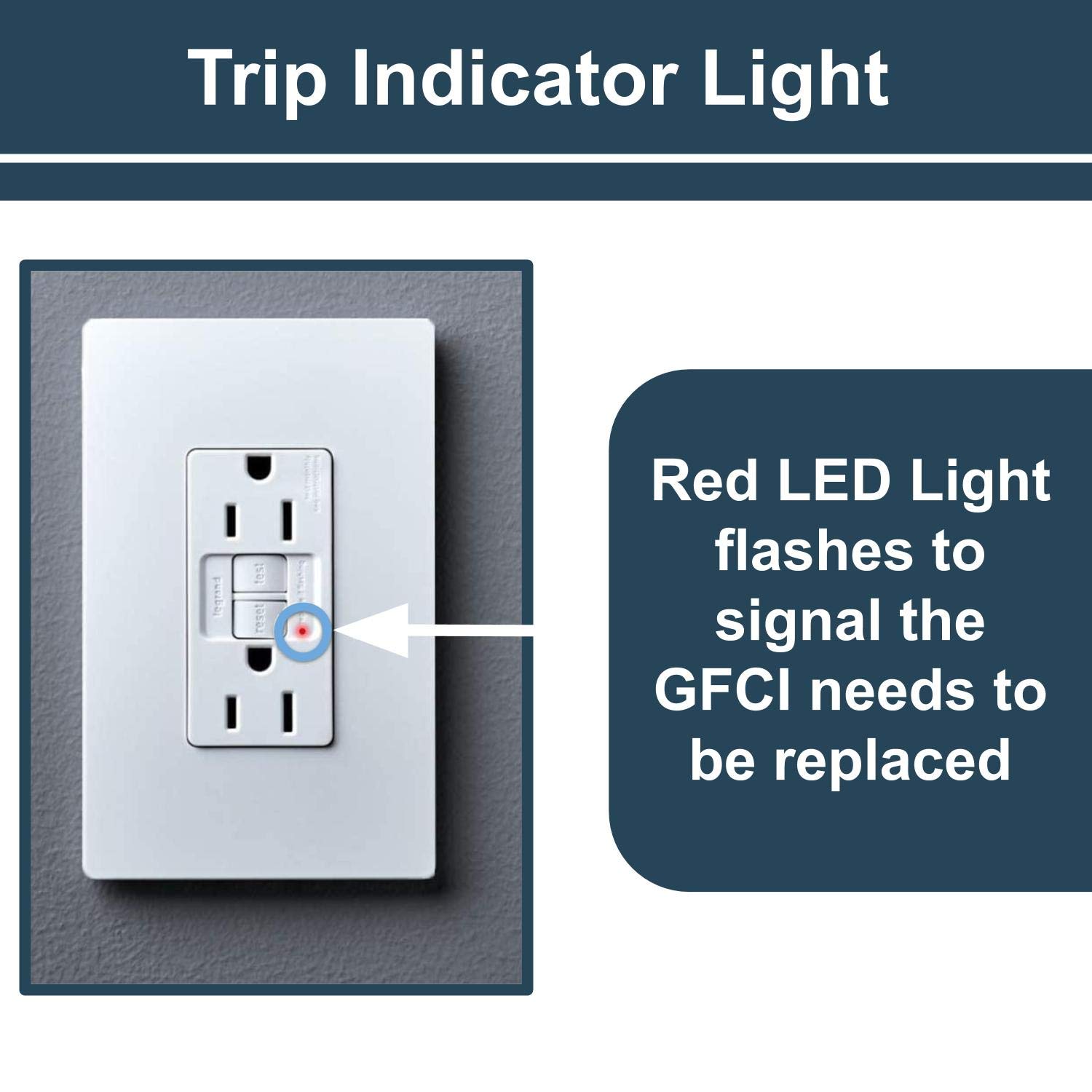 Mua Legrand radiant 1597NTLTRWCCD4 15 Amp Night Light GFCI Self Test ...