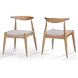 Amazon.com - Christopher Knight Home Lucious Fabric / Oak Finish Dining ...