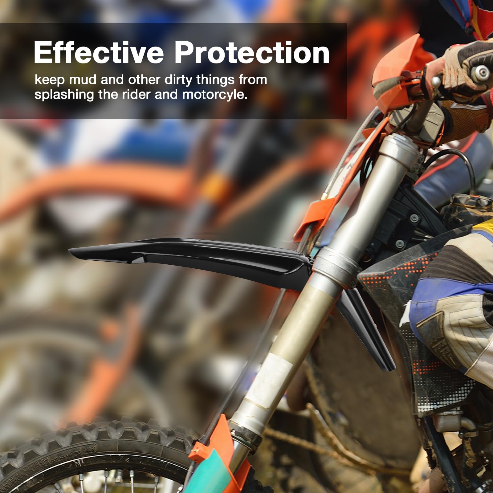 Mua Leopauto Dirt Bike Front Fende, Detachable Motorcycle Front Fender ...