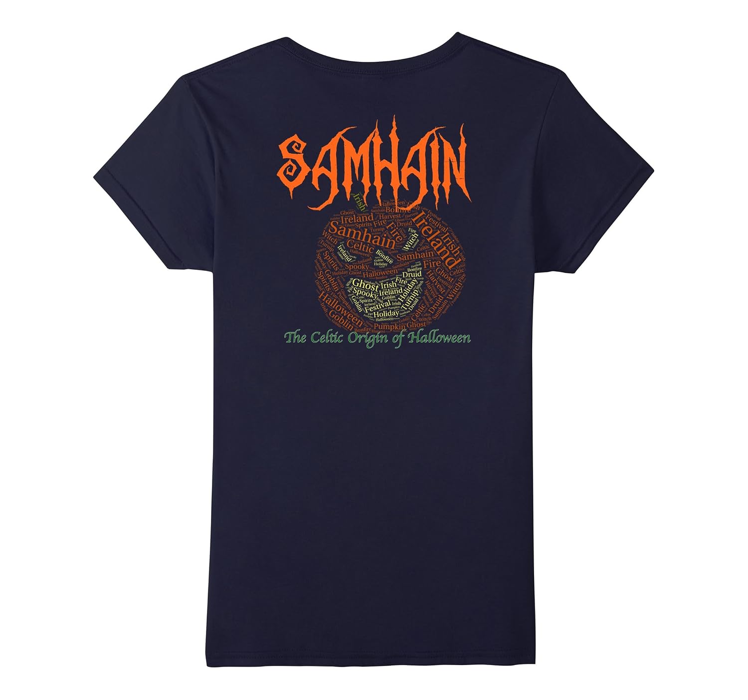 Samhain The Celtic Origin of Halloween Pumpkinhead T-shirt-4LVS ...