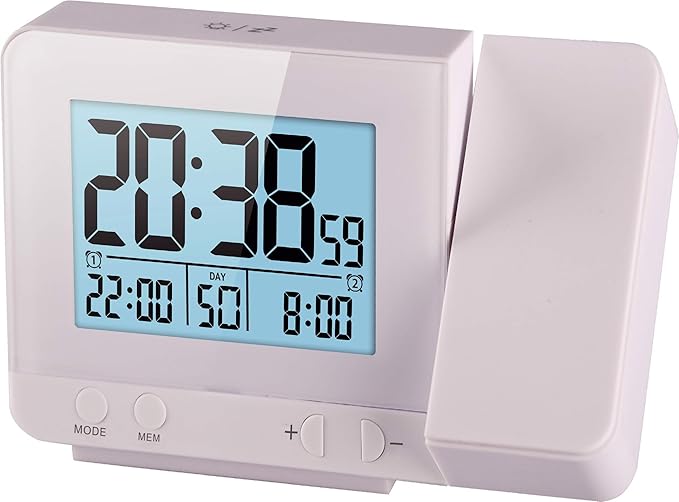 ThinkGizmos Atomic Projection Clock With Temperature TG644 Ceiling/Wall ...