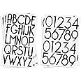 Amazon.com: 4 inch Self-Adhesive Vinyl Alphabet Letters Numbers Kit ...