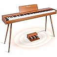Amazon.com: Fesley Digital Piano 88 Key Weighted Keyboard: Full Size ...