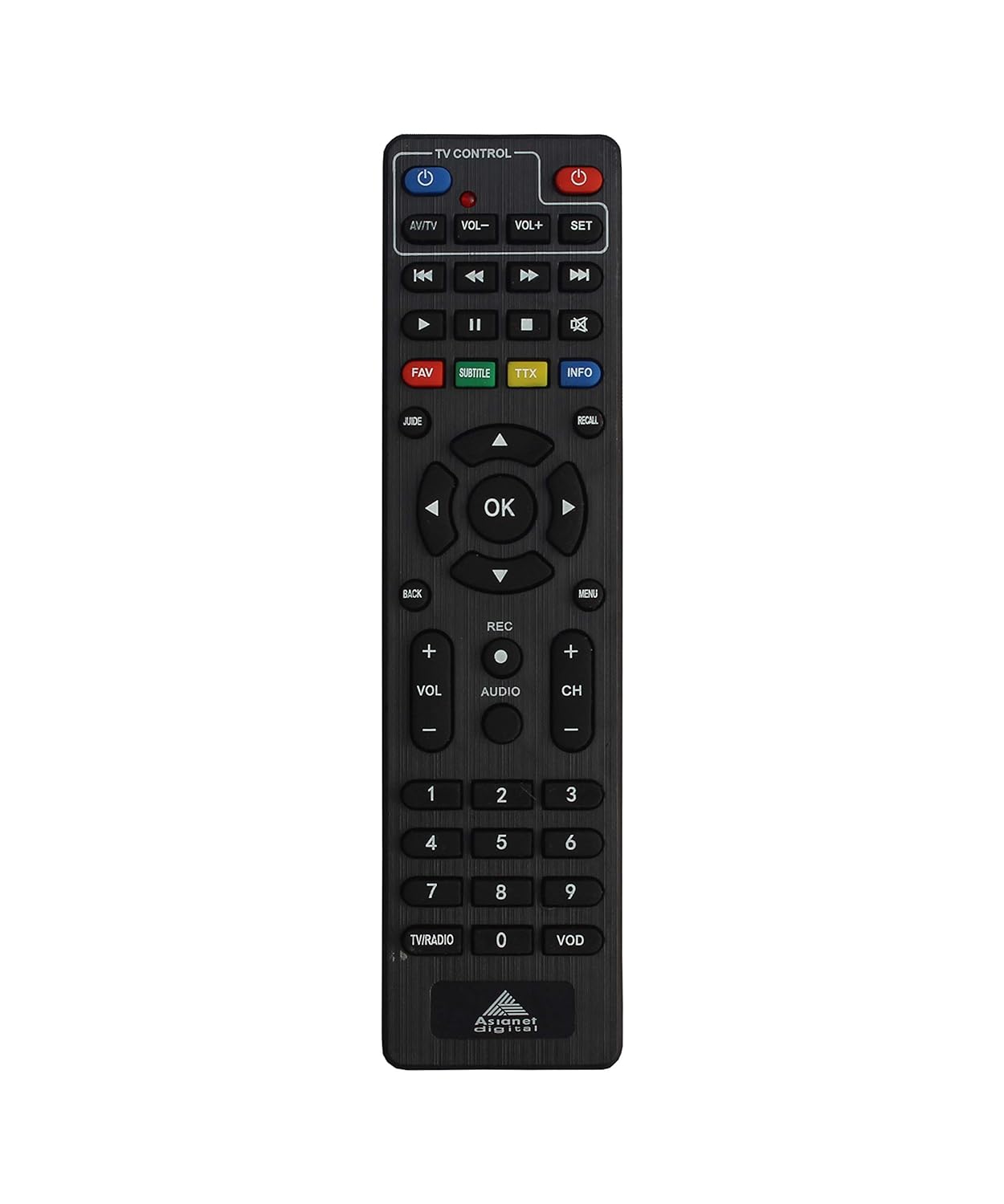 Buy Asianet HD Set Top Box Remote Model NO HDC-P50BCA, HDC-P51ACA ...