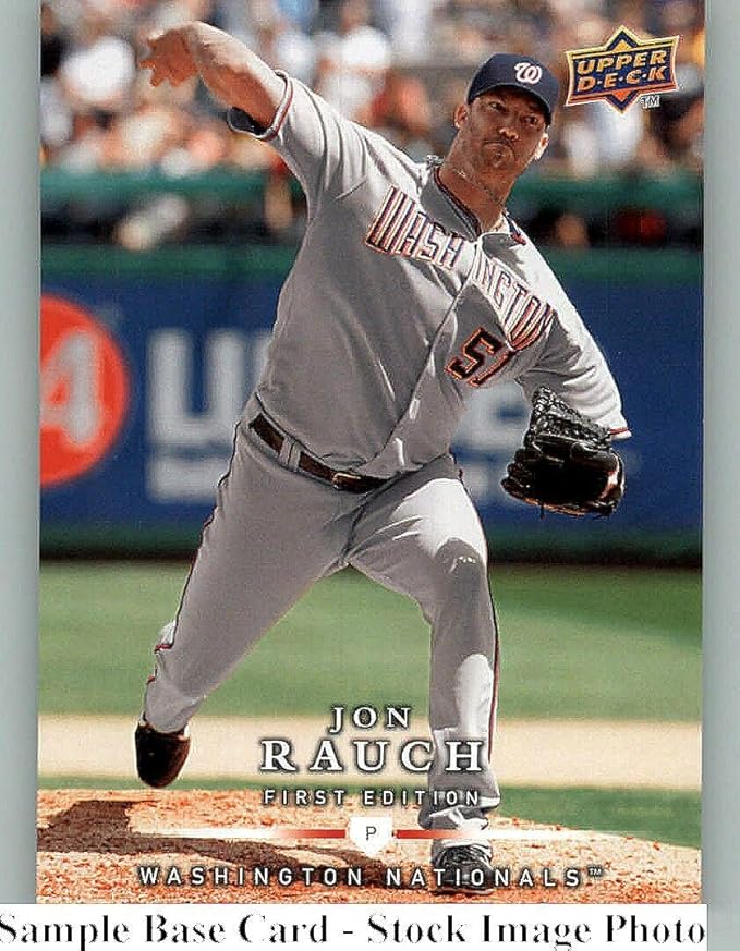 2008 Upper Deck First (1st) Edition #136 Jon Rauch - Washington ...