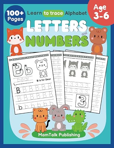 Learn to Trace Alphabet Letters and Numbers from 0 to 20: A Fun ...