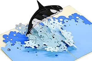 Amazon.com : CUTPOPUP Orca Whale Card Pop Up, 3D Birthday Card Pop Up ...