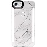 Amazon.com: LuMee Duo Phone Case, White Glossy | Front & Back LED Lighting, Variable Dimmer ...