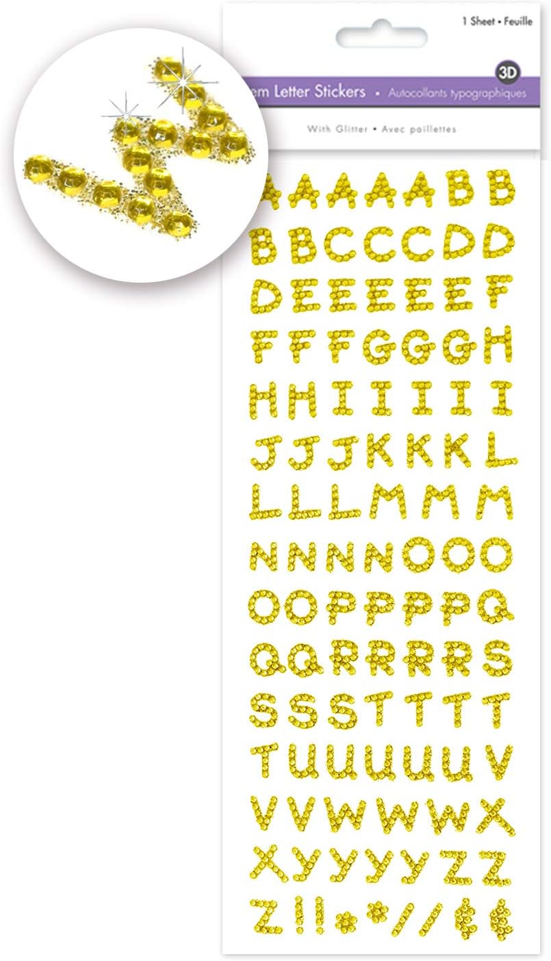 Amazon Gold Alphabet Sticker Letters Adhesive Letters Small Letter 