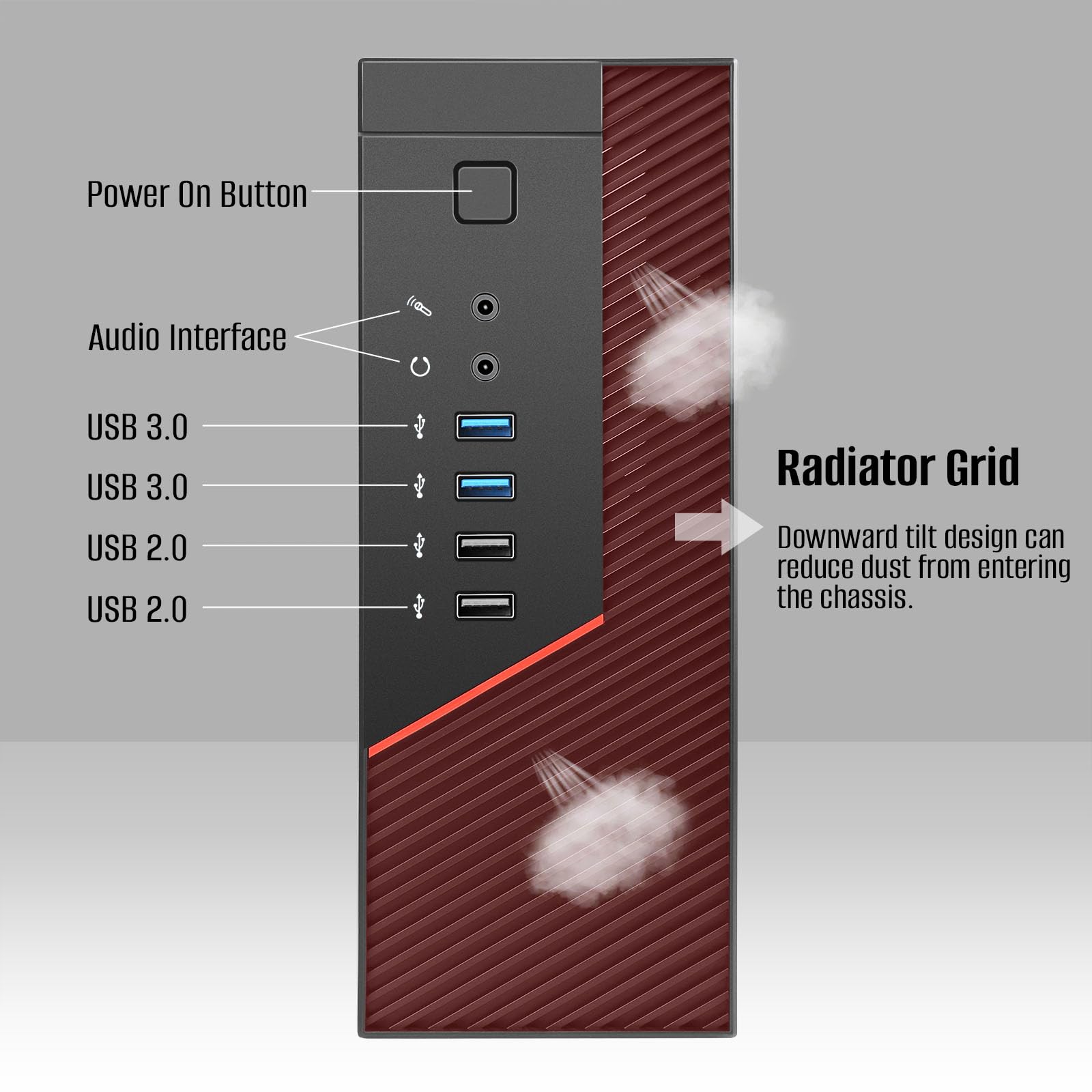 Mua A09P SFF Small Form Factor-Mini ITX HTPC Case,Mini-Tower Computer ...
