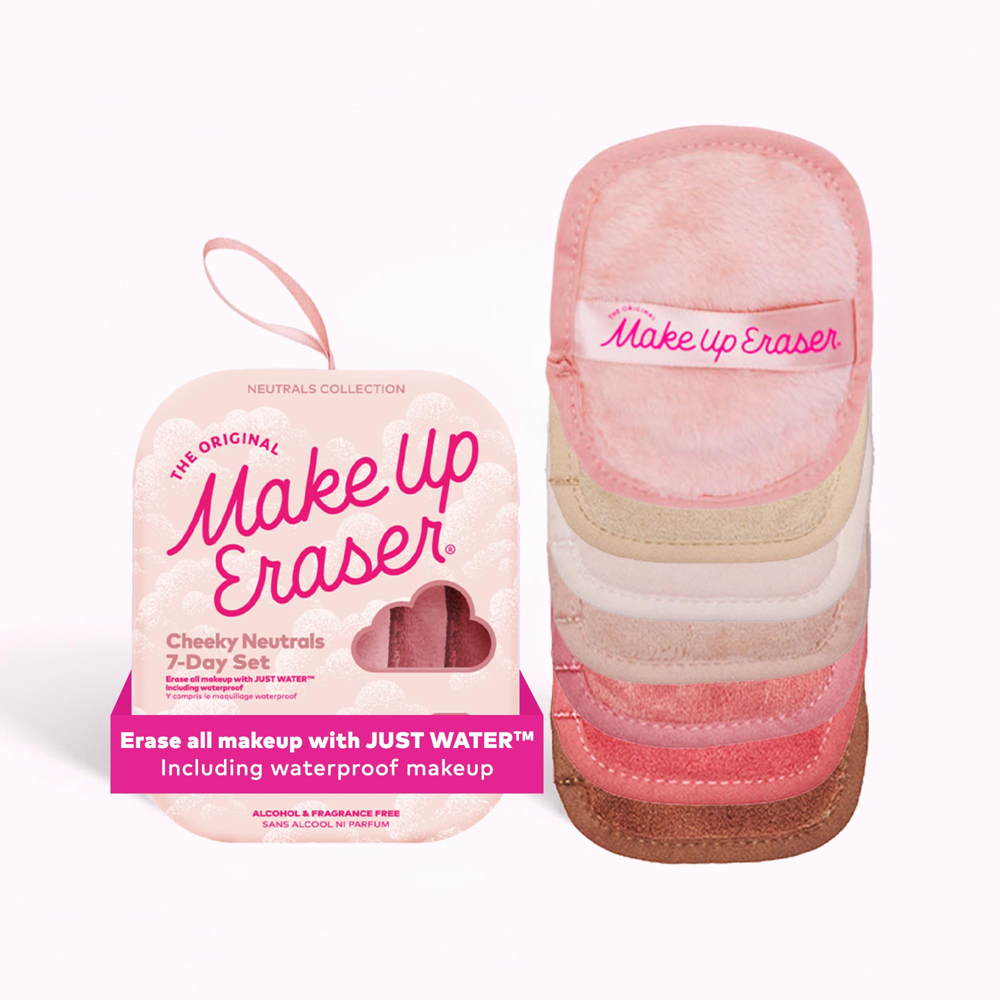 The Original MakeUp Eraser, 7-Day Set, Erase All Makeup with Just Water ...